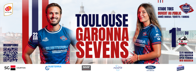 Toulouse Garonna Sevens : 1ère étape du SG Courtois Occitanie Sevens